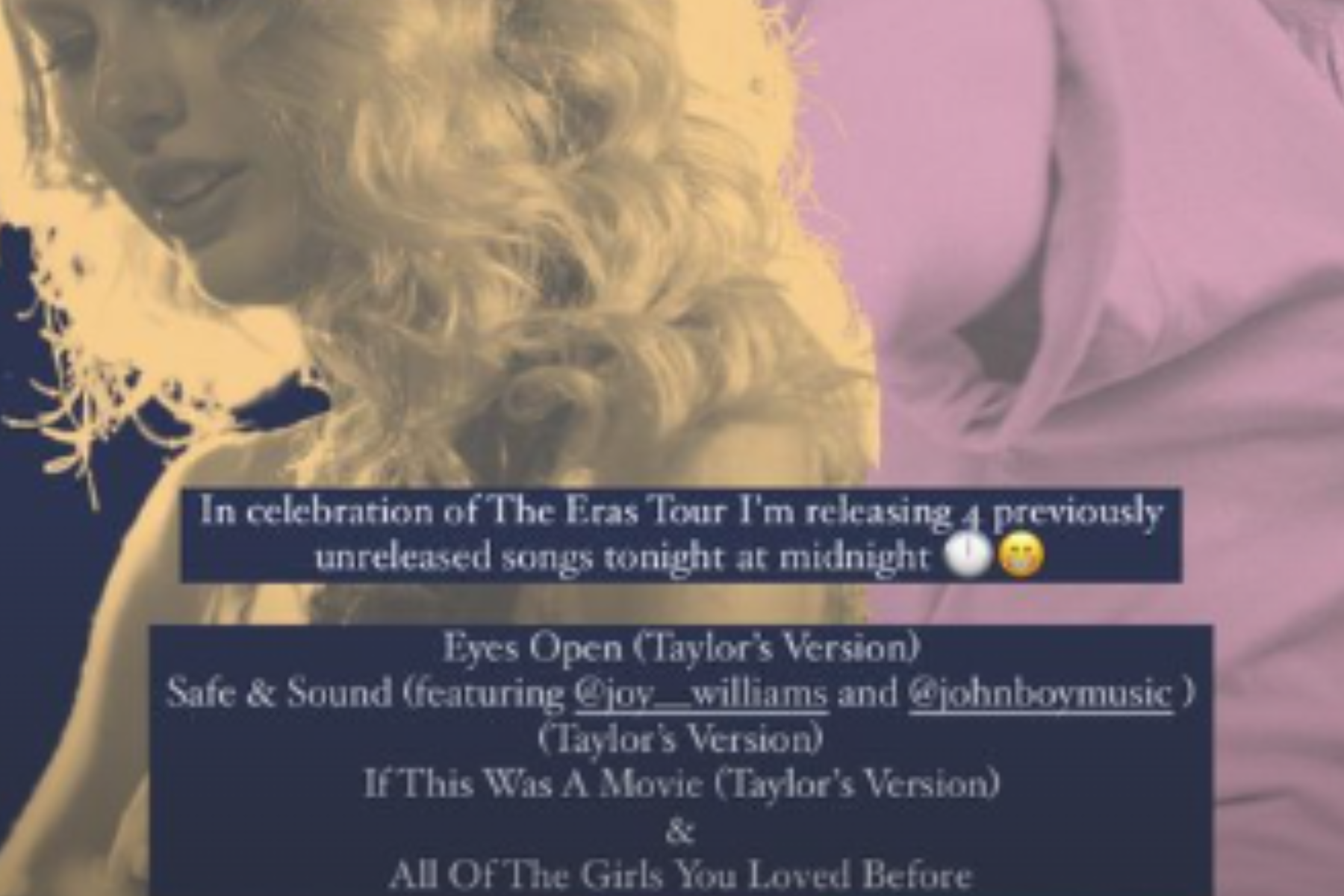 Taylor Swift sorprende a sus fans: Anuncia el estreno de cuatro ... Taylor Swift sorprende a sus fans: Anuncia el estreno de cuatro ...